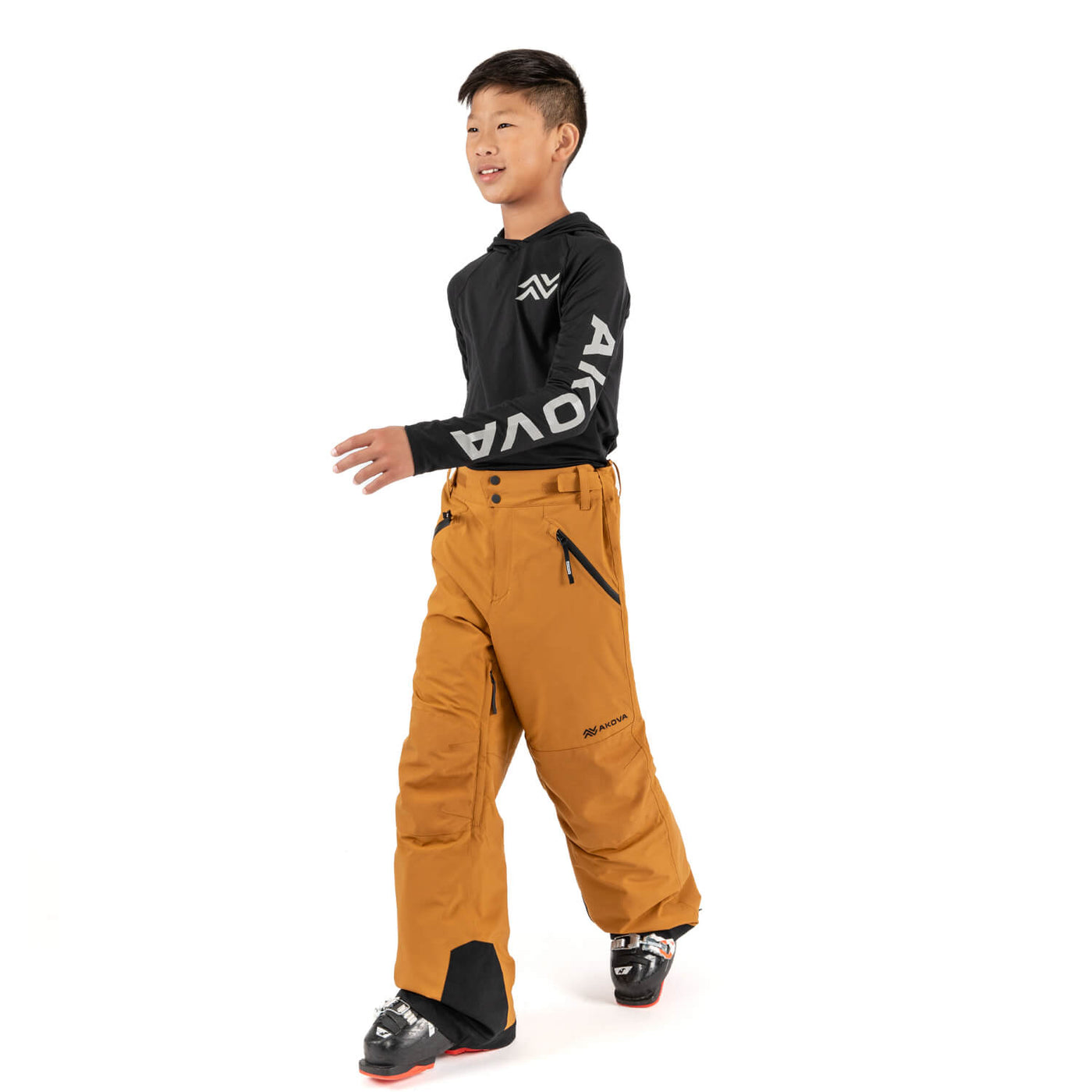 AKOVA Kids Elevated Bib/Pant | Premium Youth Ski / Snowboard Gear