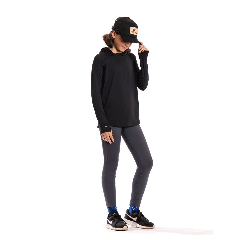AKOVA Kids LS1 Hoodie | UPF 50+ | Sun-protective Technical Shirt