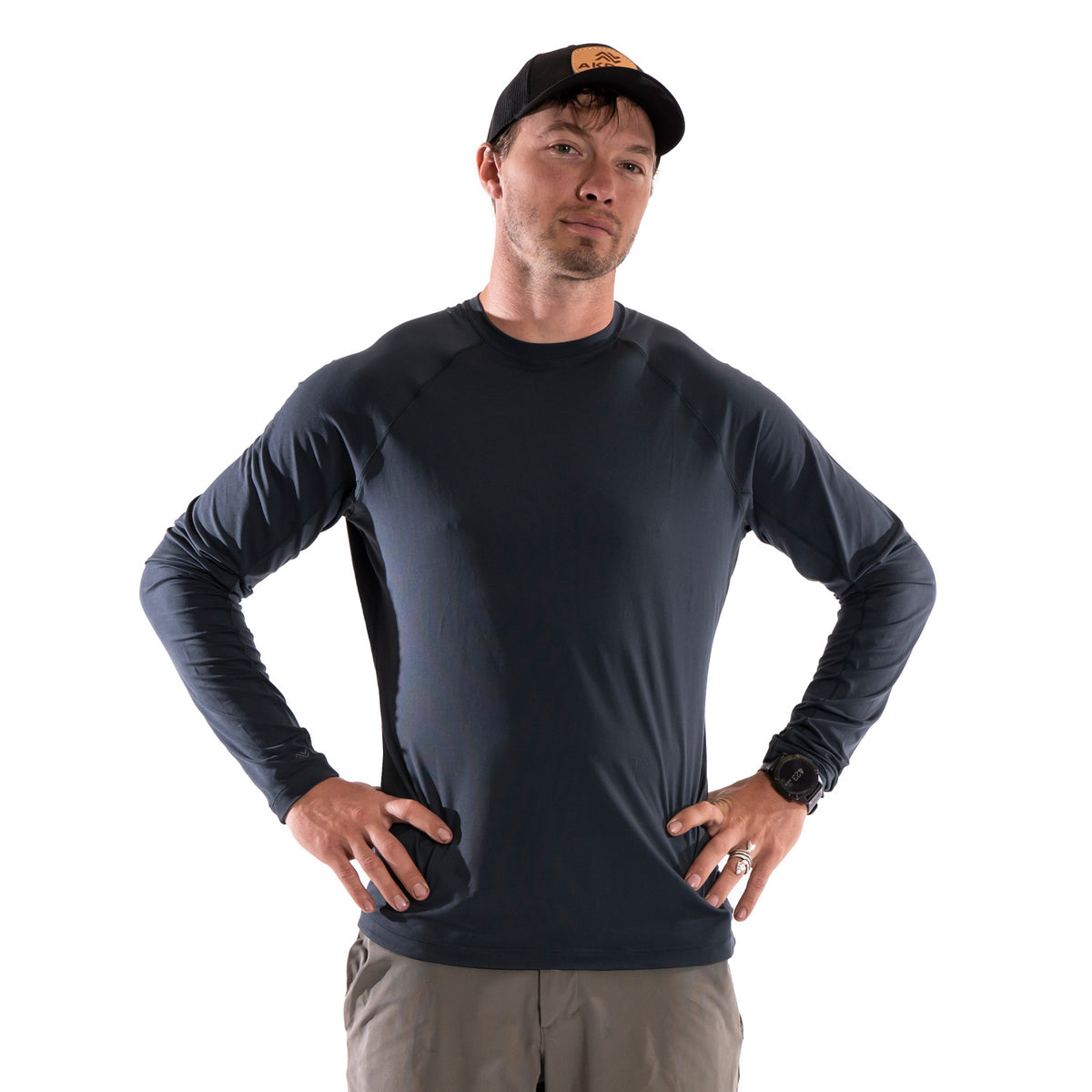 AKOVA Mens LS1 Crew | UPF 50+ | Technical Longsleeve