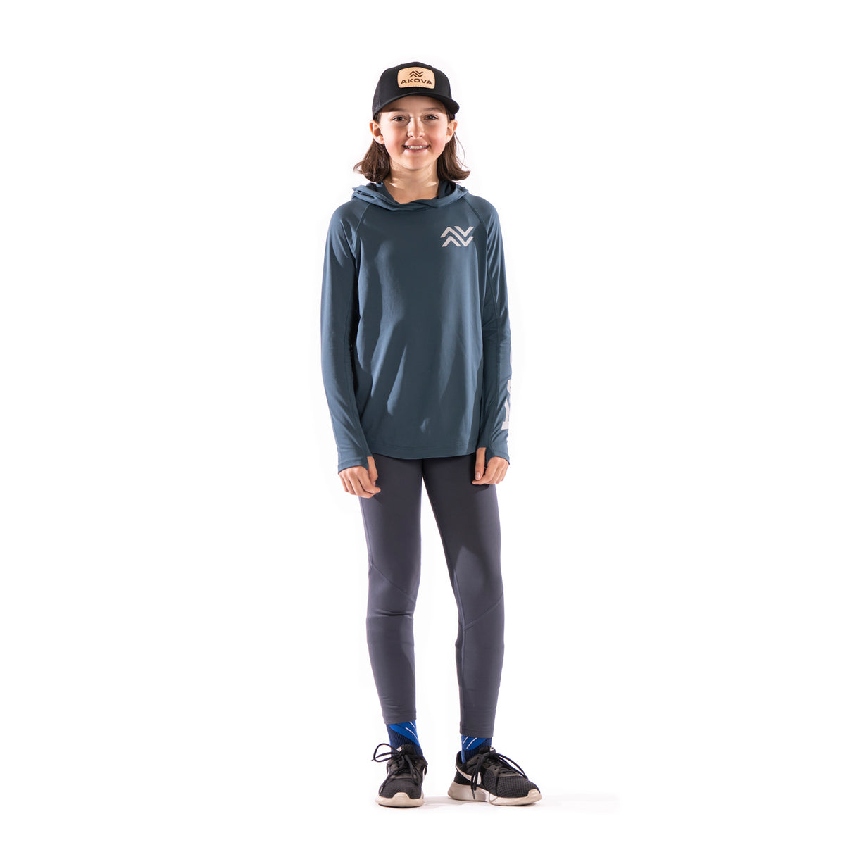 AKOVA Kids LS2 Hoodie | UPF50+ | Sun-protective Longsleeve