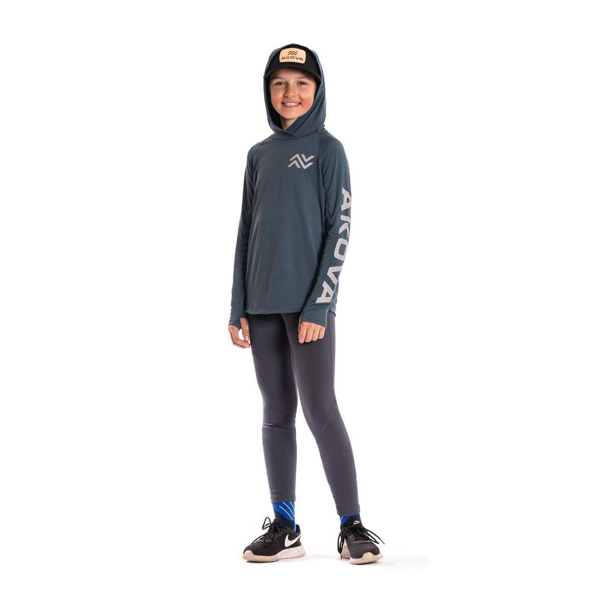 AKOVA Kids LS2 Hoodie | UPF50+ | Sun-protective Longsleeve