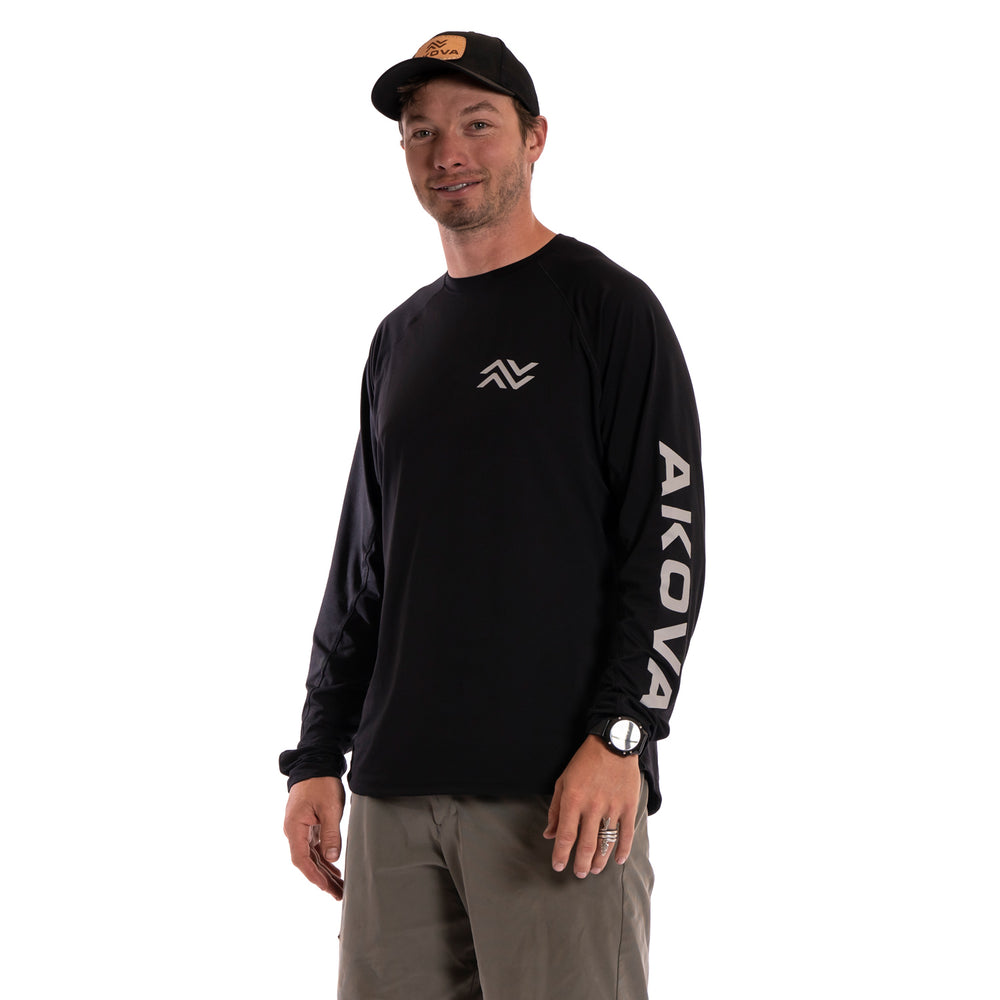 AKOVA Men's LS2 Crew: Get UPF 50+ Sun Protection Now!