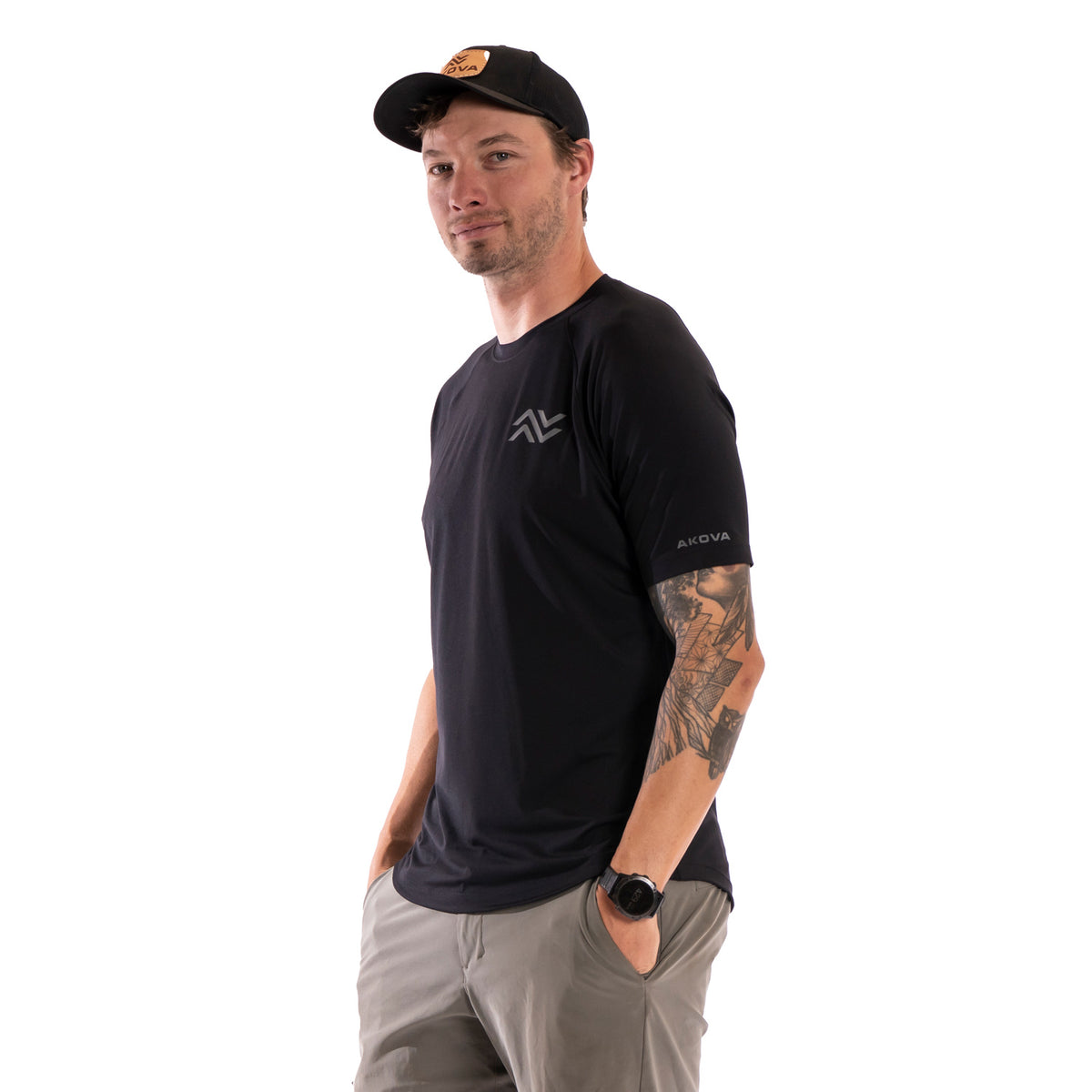 AKOVA Men's SS3 Crew | UPF 50+ Sun Protection | Buy Now