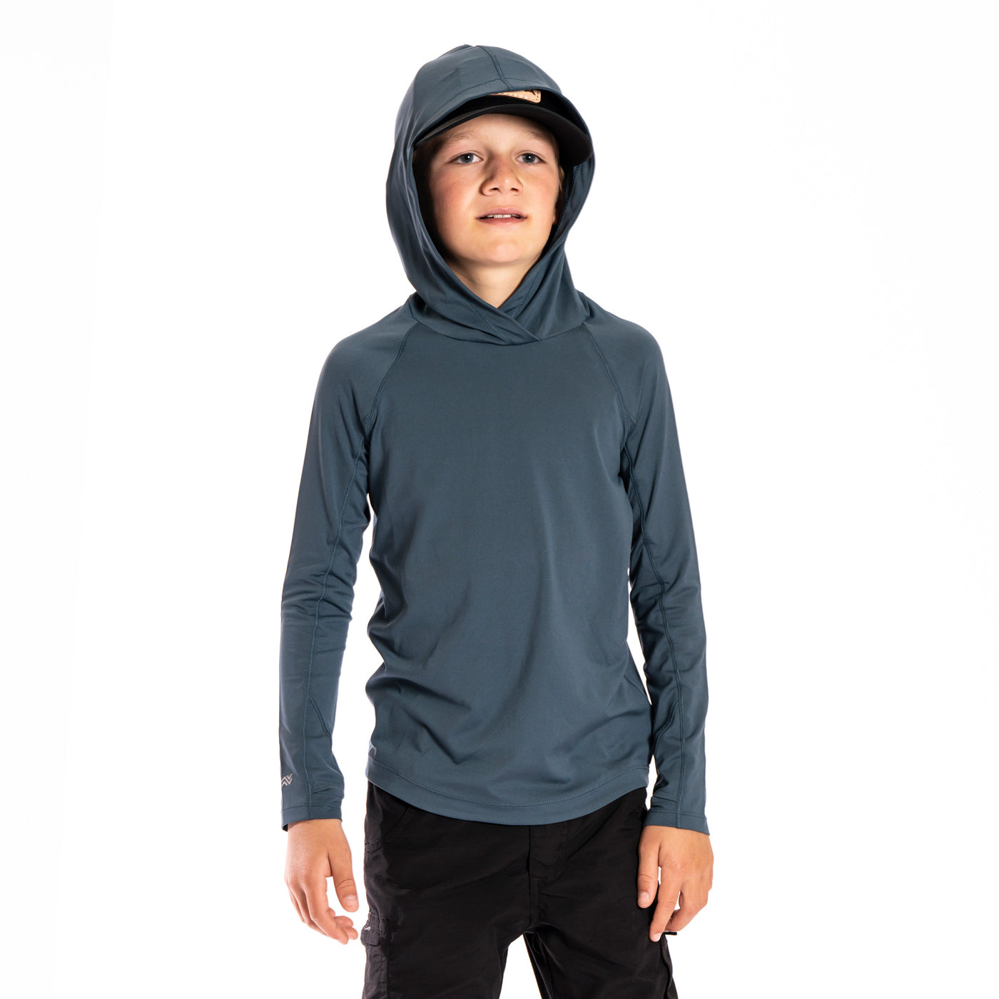 AKOVA Kids LS1 Hoodie | UPF 50+ | Sun-protective Technical Shirt