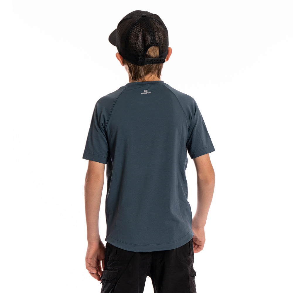 AKOVA Kids' SS2 Crew | UPF 50+ Short Sleeve | Sun-protective Tee