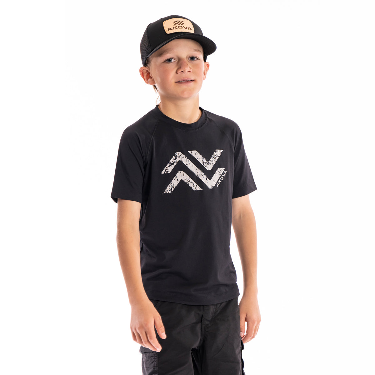 AKOVA Kids' SS3 Crew | UPF 50+ Short Sleeve | Sun-protective T-shirt
