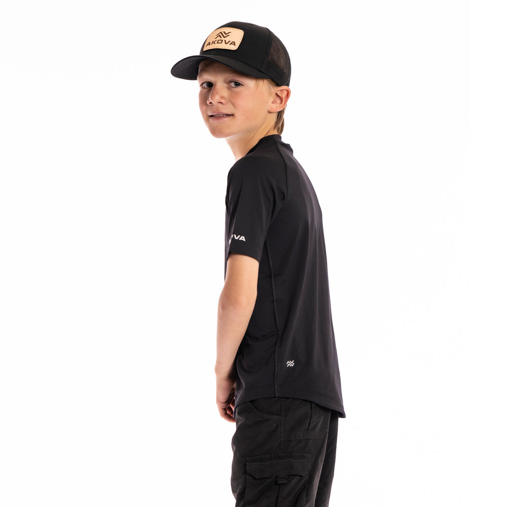 AKOVA Kids' SS1 Crew | UPF 50+ Short Sleeve | Sun-protective Shirt